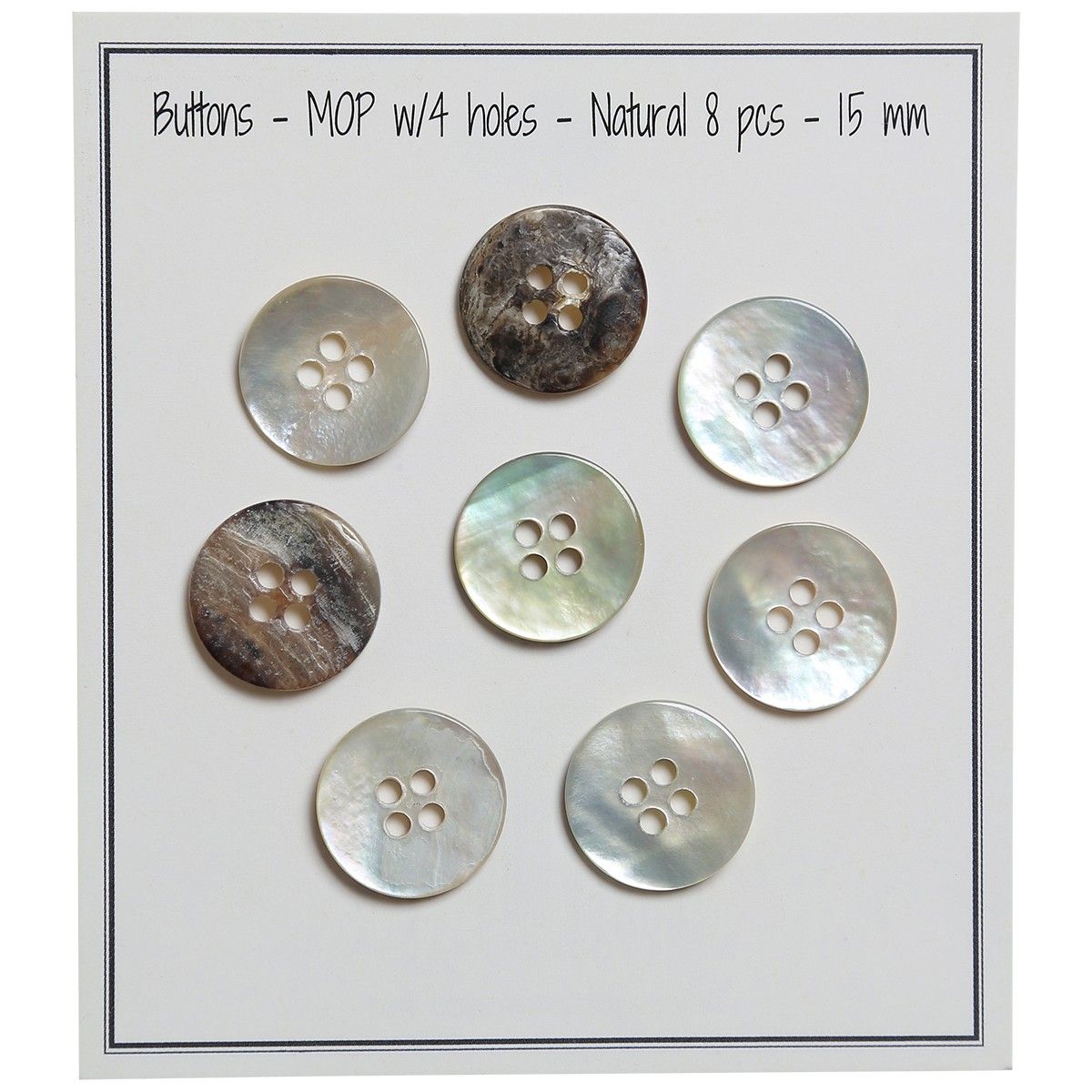 Perlemor Knapper - Natur – Hobbii
