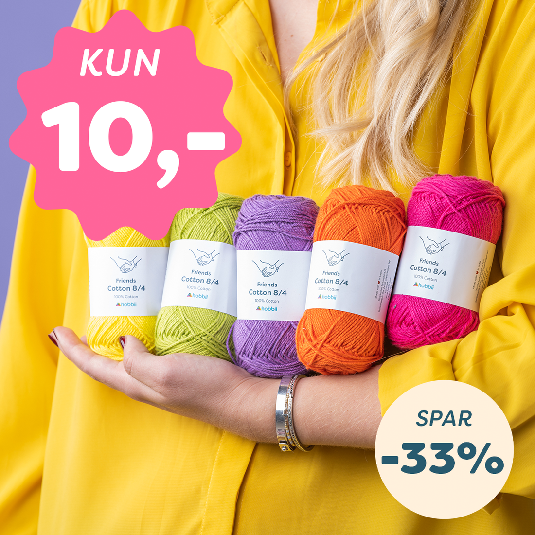 Garn og tilbehør fra Hobbii.dk - Leveret med kærlighed